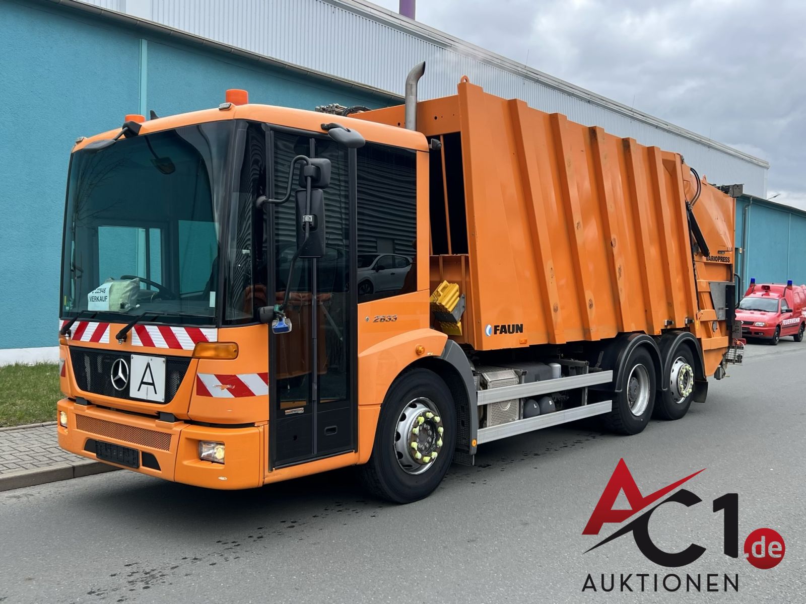 Mercedes-Benz 2633 L Econic Müllwagen FAUN VARIOPRESS RHD | AC1 Auktionen