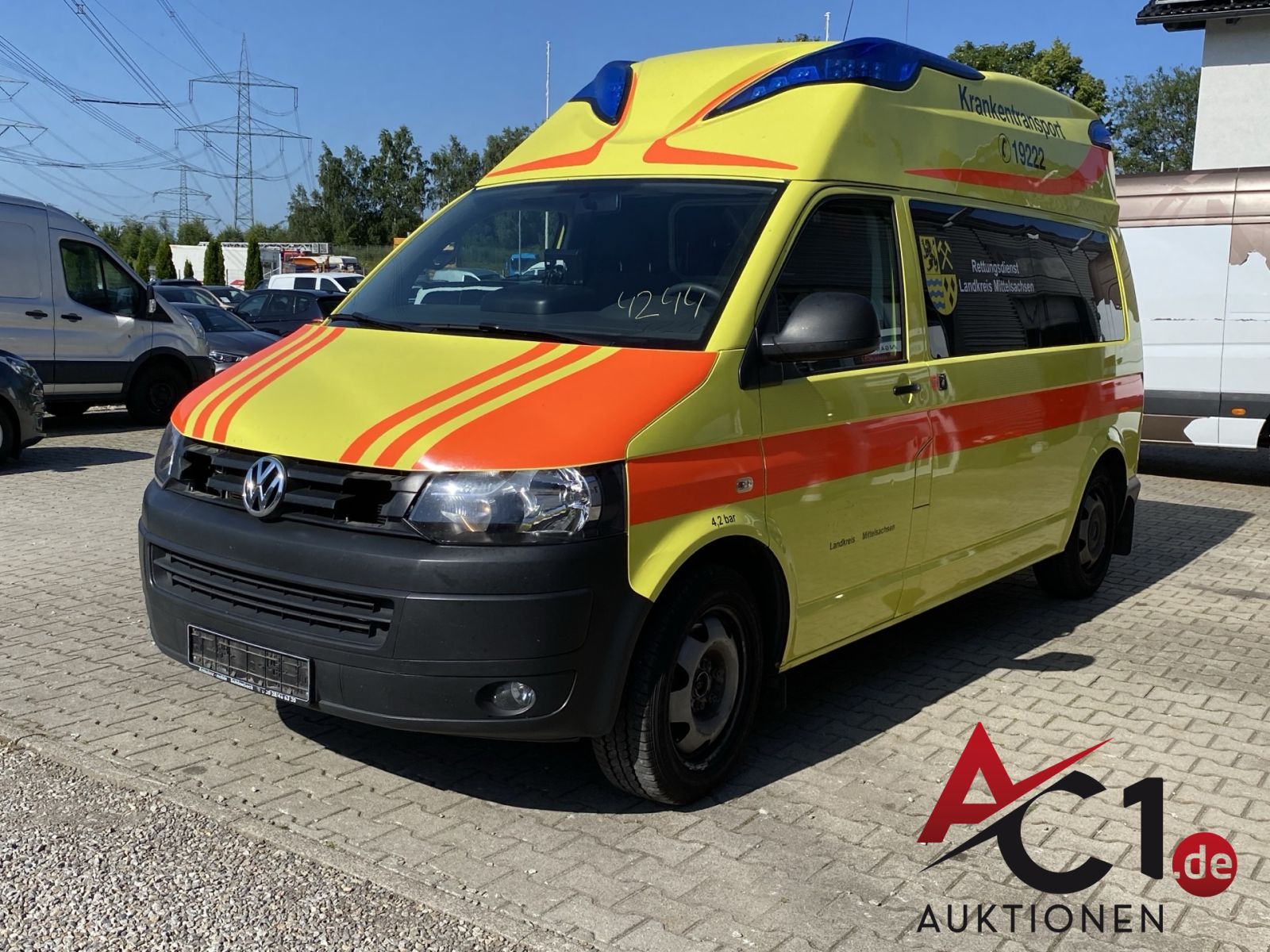 Behördenfahrzeuge und Industrieversteigerung Auktion Juli 2025 | VW T5 ...